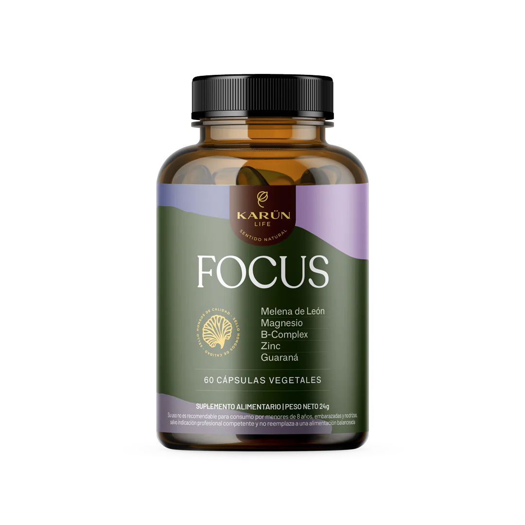 Focus Claridad Mental y Cognitiva 60 Veg Caps - Karun Life