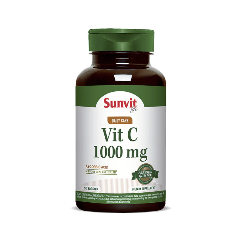 Vitamina C 1000mg 60 Tabs - Sunvit Life